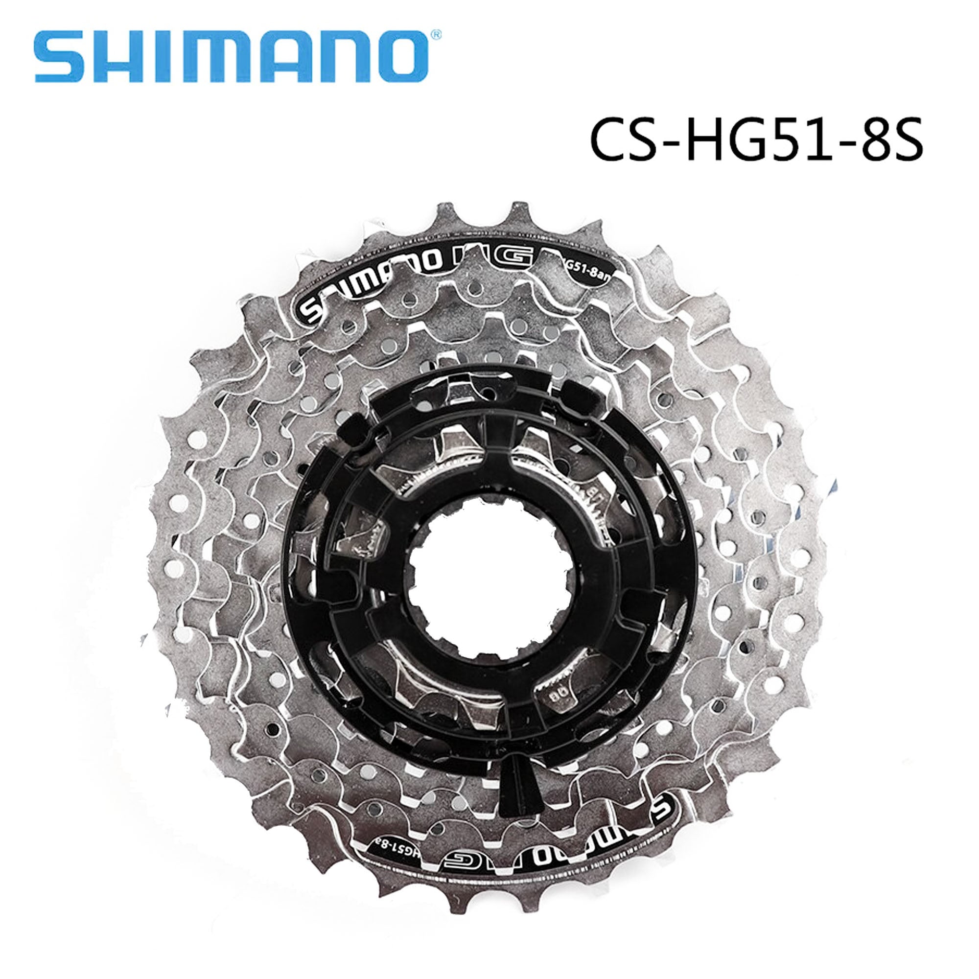 SHIMAN CS-HG51-8SP Cassette 11-32T Silver - DerakBikes | DERAKBIKES