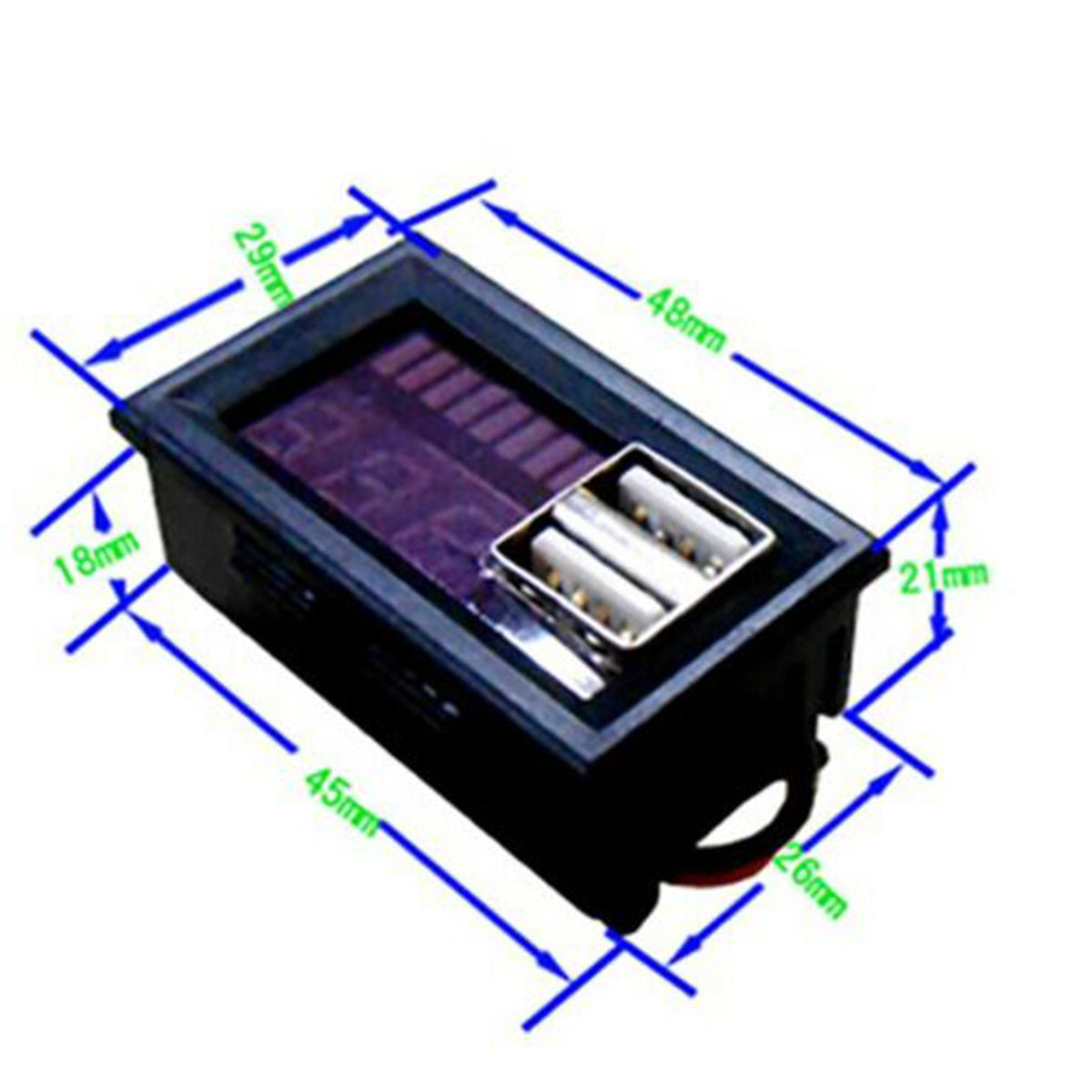12V Battery BMS Capacity Level Indicator