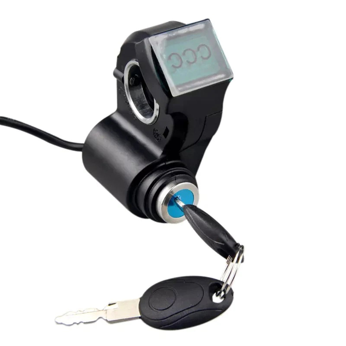 E-Bike Throttle, Thumb Throttle Speed Control Power Switch with Key Lo