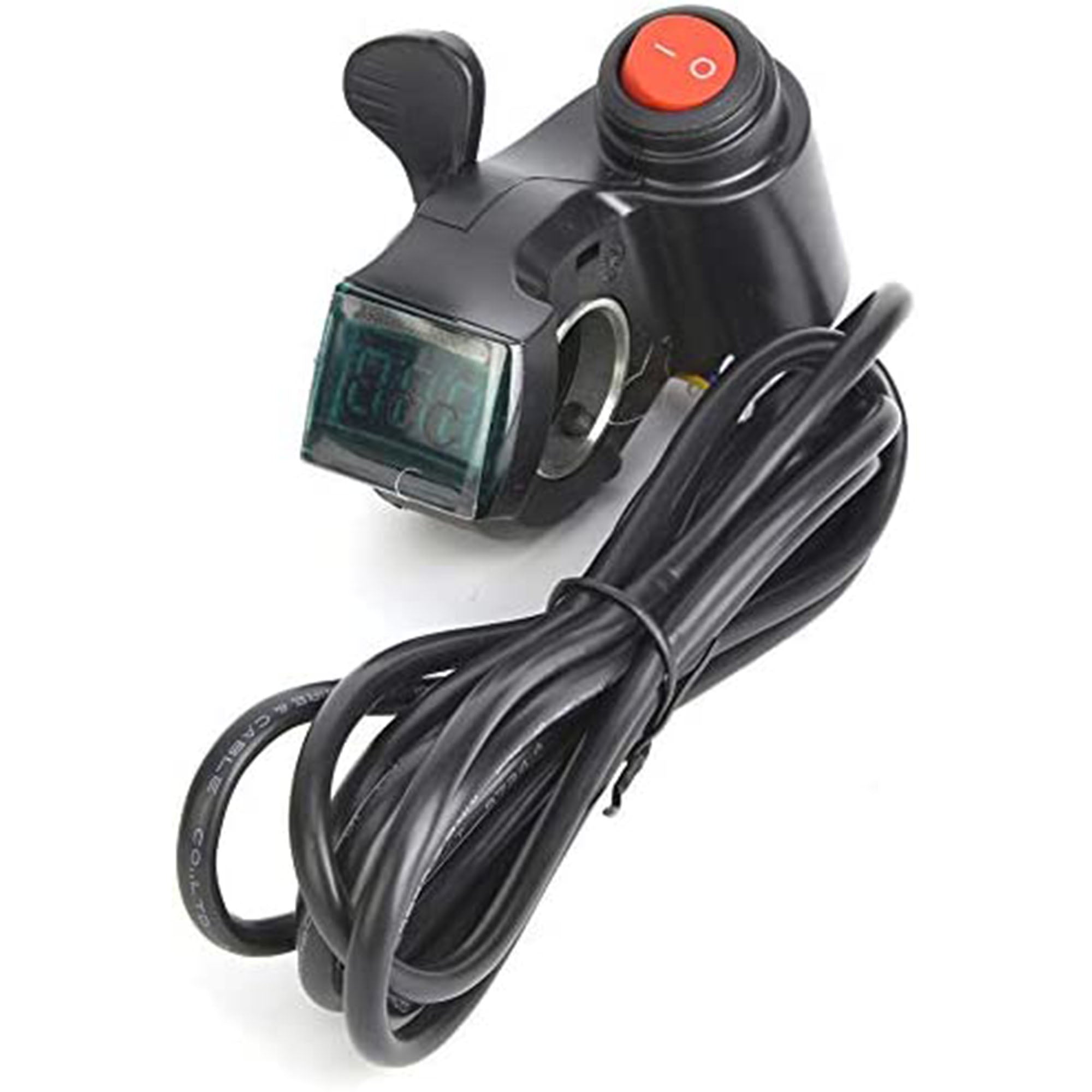 E-Bike Thumb Throttle Finger Accelerator Digital Battery Voltage-Derak