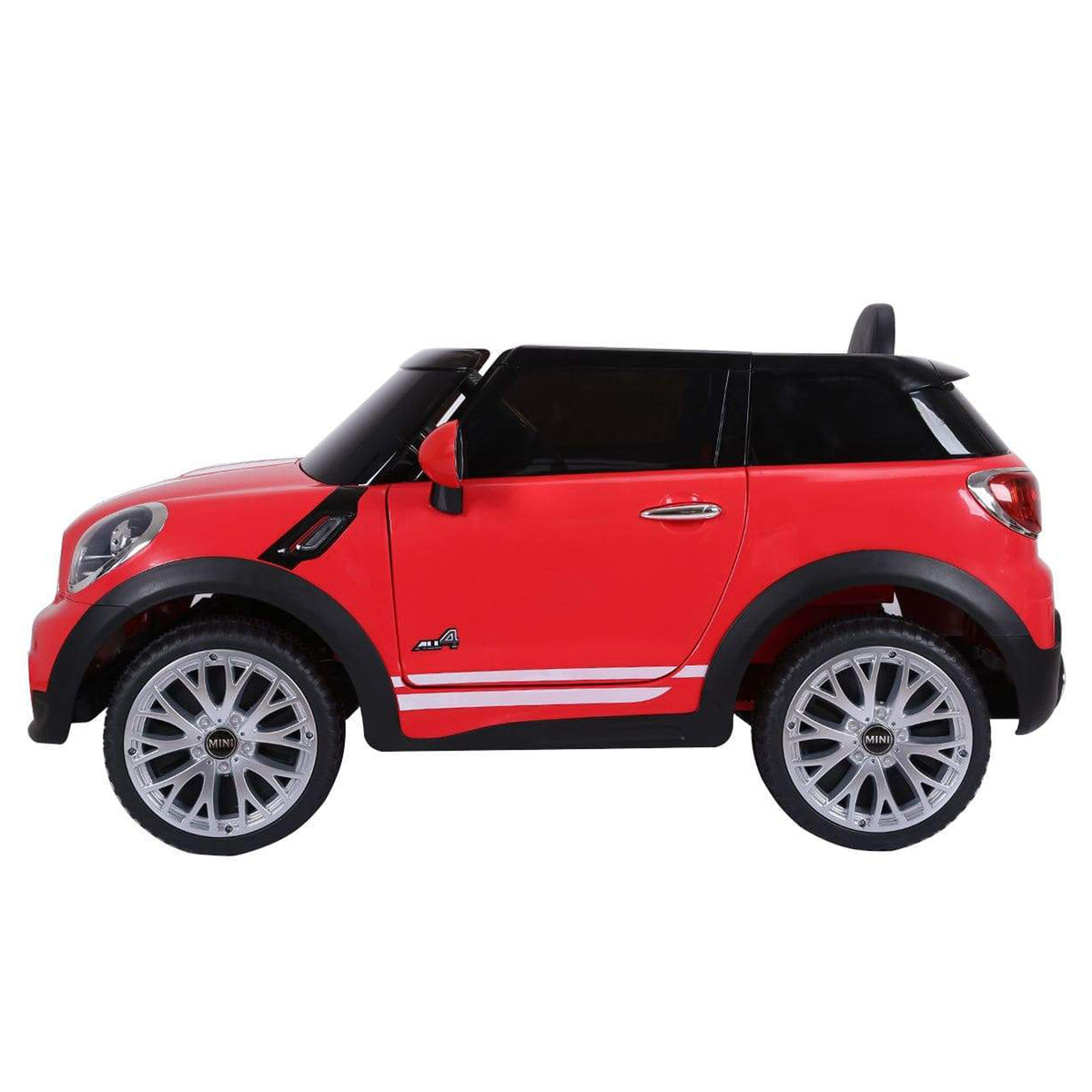 Ride On Electric Car Licensed Mini Cooper Kids Red - DerakBikes ...