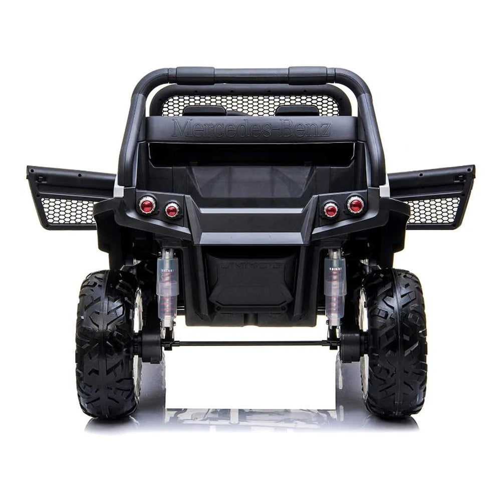 Kids Ride On Cars AMG 4x4 Off-Road Unimog Leather & EVA White