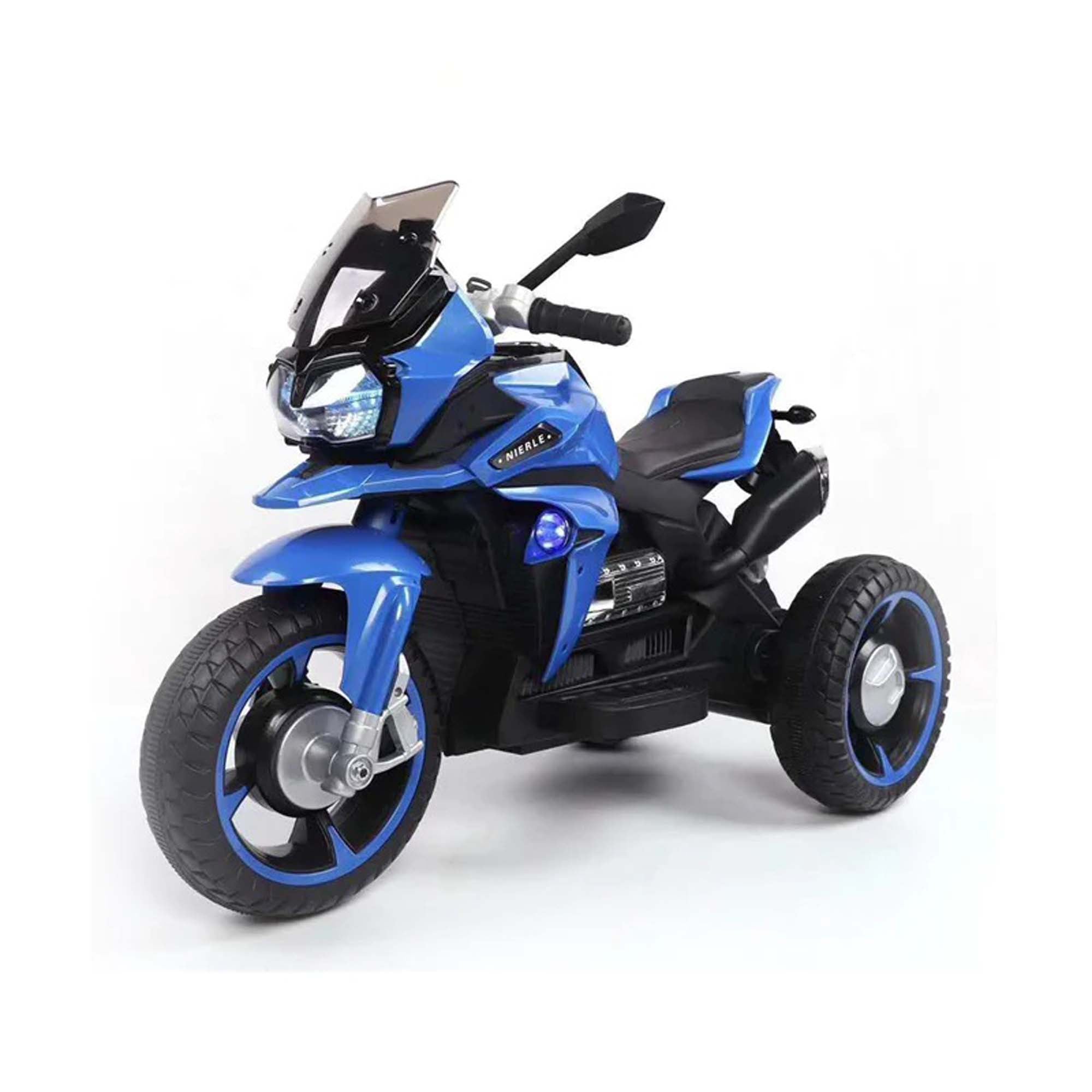 Ride On Electric Bike Kids NEL-R1600GS Hand Race Blue | DERAKBIKES